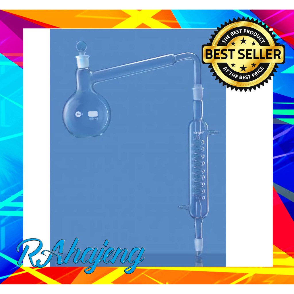Jual Alat Destilasi 500 ml Lengkap Dengan Kondensor Spiral | Shopee ...