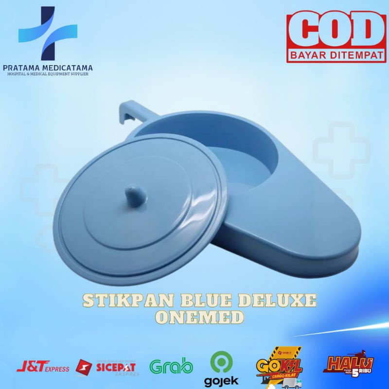 Jual Stikpan Plastik Pispot Sodok BAB Blue Deluxe Baymed | Shopee Indonesia