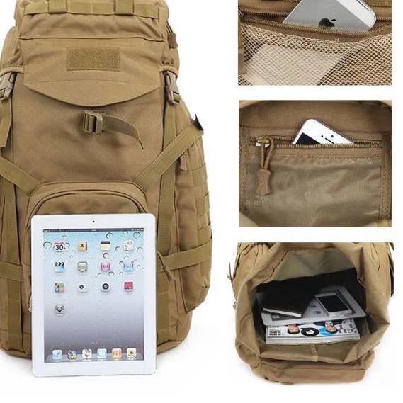 Jual Quality Control Tas Ransel Tactical Army 60L/Tas Ransel Gunung/Tas ...