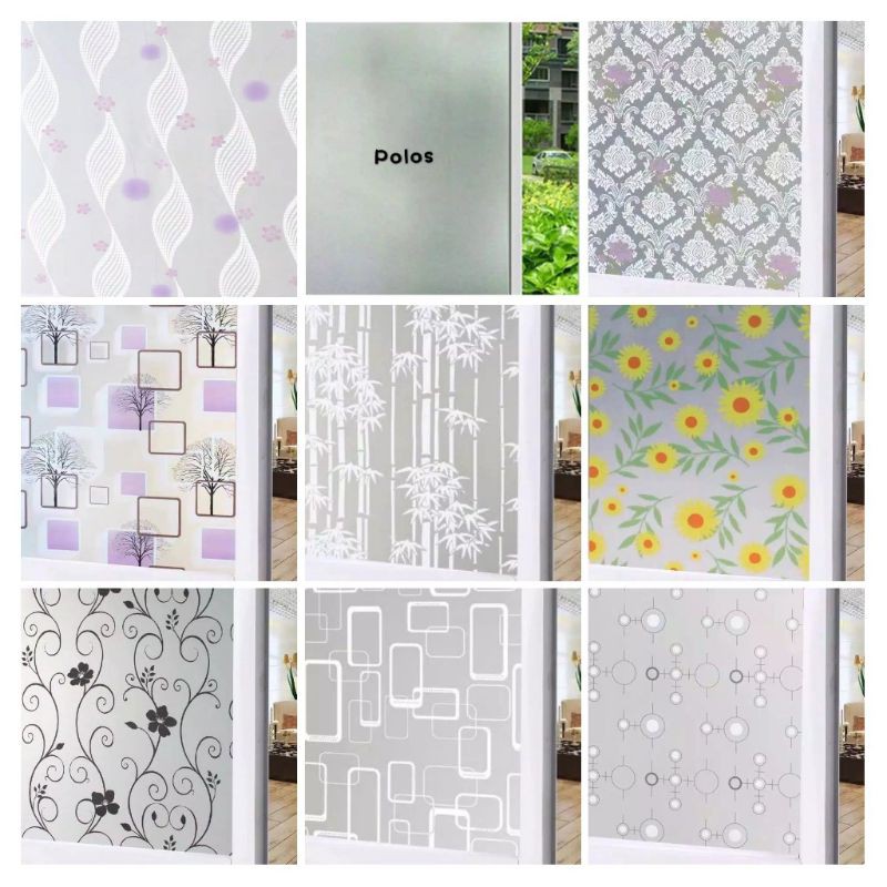 Jual 20 Motif Sticker Kaca Ukuran 45*200Cm MURAH | Shopee Indonesia