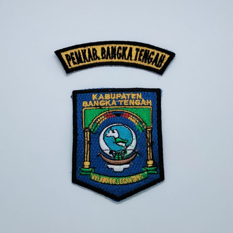 Jual Logo Bordir Kabupaten Bangka Tengah / Bordir / Embroidery / Logo ...