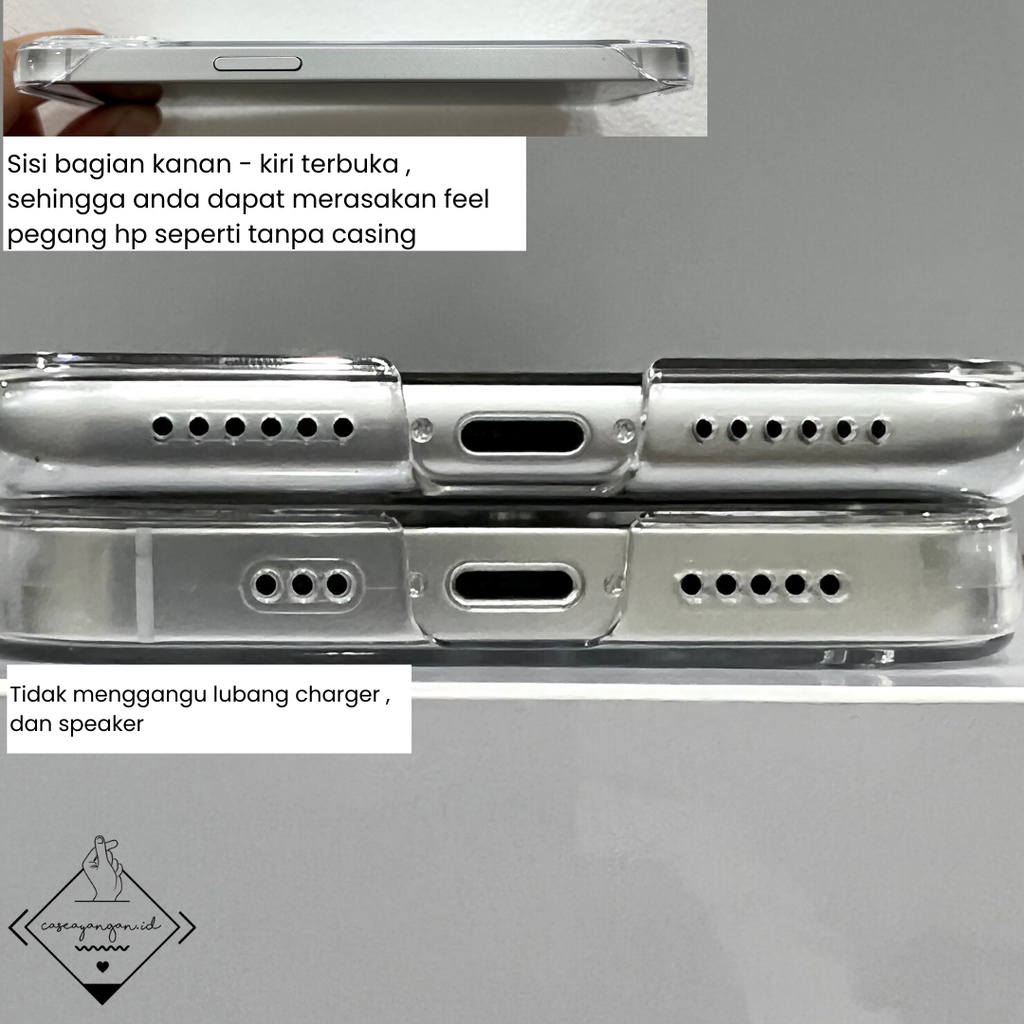 Jual Crystal Clear Case for Iphone 7 8 PLUS X XS XR 11 12 13 14 15 16 ...