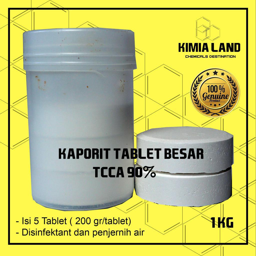 Jual Kaporit Tablet / Chlorine Tablet / TCCA 90% Tablet Besar | Shopee ...