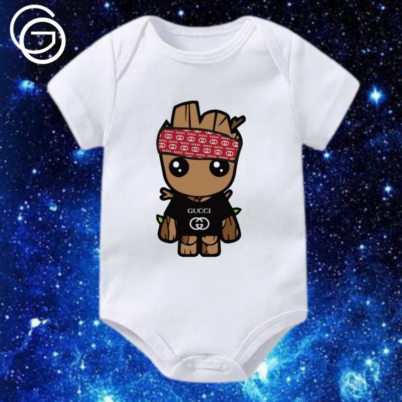 Jual JUMPER BAYI GUCCI X BABY GROOT KAOS BAJU BAYI USIA 0 - 12 BULAN ...