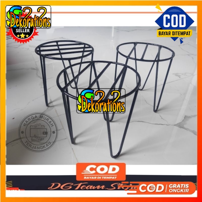 Jual STANDING POT MINIMALIS GARIS 3 KAKI 3 / STANDING POT BUNGA ...