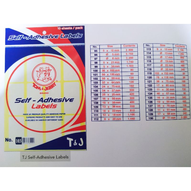 Jual Label Tom & Jerry - Label Sticker - Label Nama | Shopee Indonesia