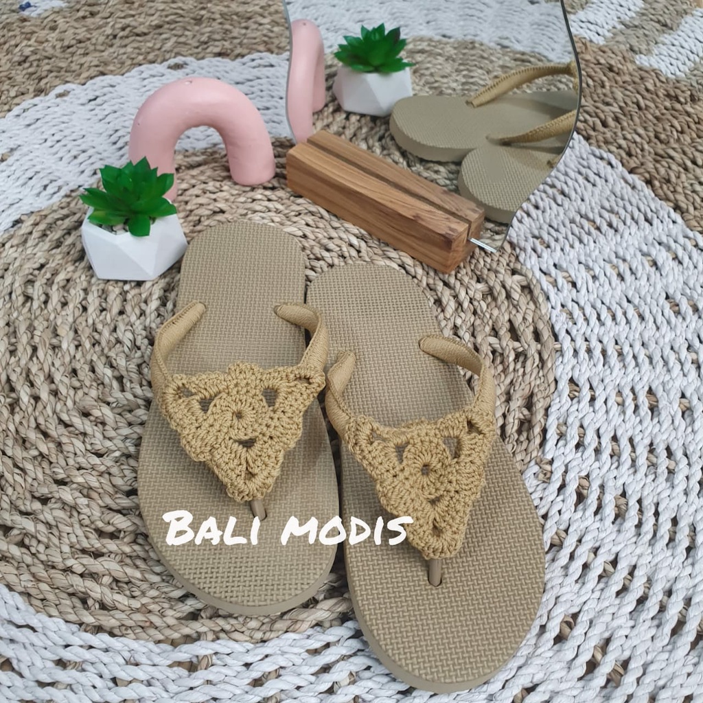 Jual SANDAL RAJUT DEWASA BALI | Shopee Indonesia