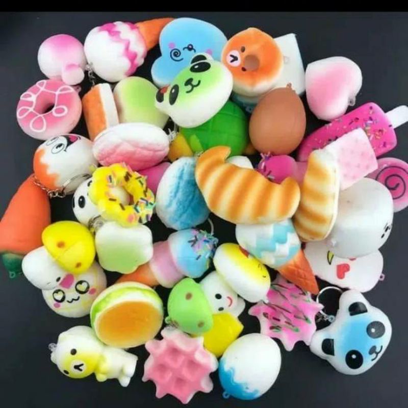 Jual squishy paket hemat 10 pcs squishy murahsquishy lucu squishy ice ...