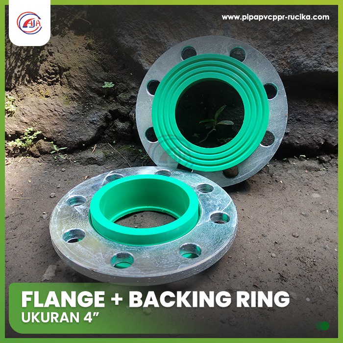 Jual Flange PPR Rucika + Backing Ring Galvanis 4" / Flange PPR ...