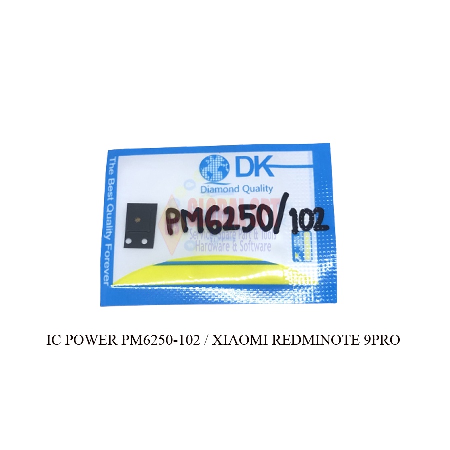 Jual IC POWER PM6250 - 102 / IC XIAOMI REDMINOTE 9 PRO / NOTE 9 PRO | Shopee Indonesia
