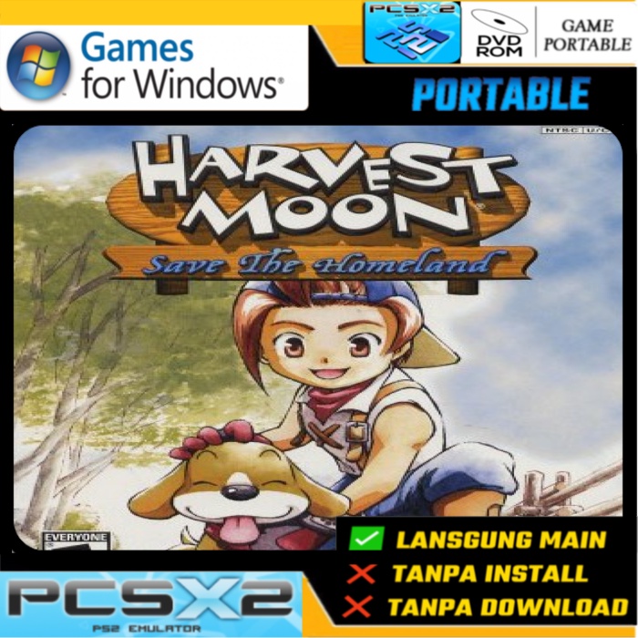 Jual GAME PC PORTABLE HARVEST MOON SAVE THE HOMELAND PCSX2 EMULATOR PS2 ...