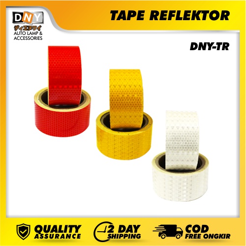 Jual DNY TR Sticker REFLECTIVE REFLEKTIF TAPE Untuk Kir Truk Mobil Box ...