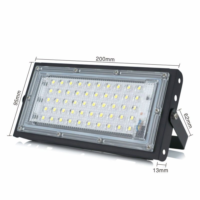 Jual Lampu LED Flood Light Slim 50W Putih | Shopee Indonesia