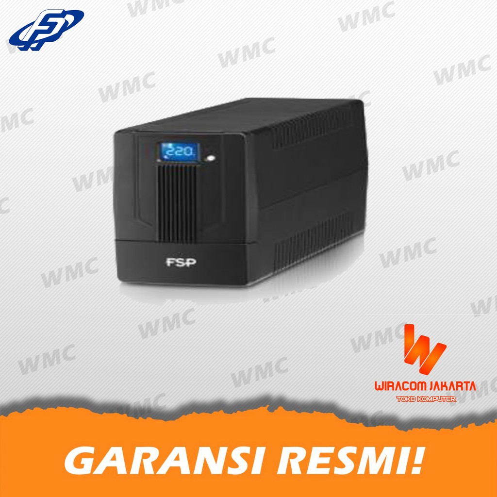 Jual FSP UPS iFP 1000VA Capacity: 1000 VA / 600 WA FSP Series | Shopee ...