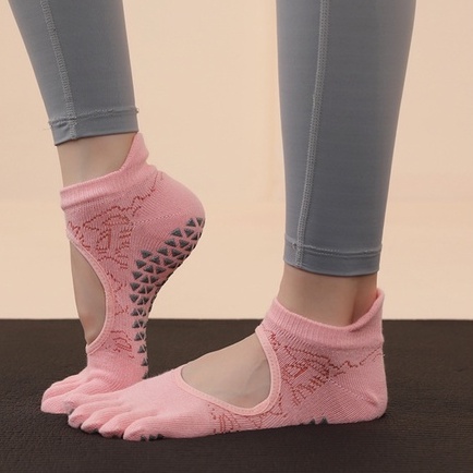 Jual OXY Yoga Socks Anti Slip Pilates Socks / Kaos Kaki Yoga Wanita ...