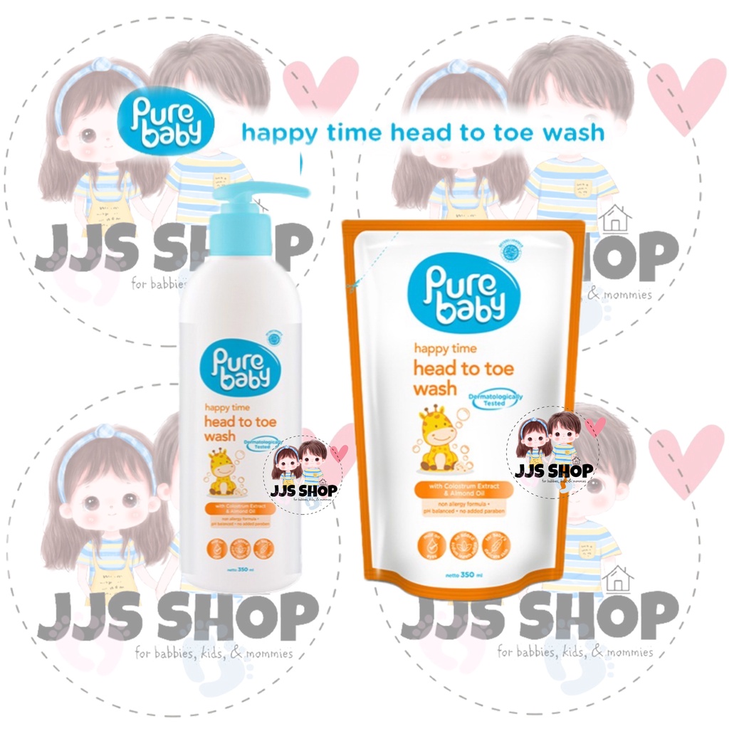 Jual PURE BABY PUREBABY HAPPY TIME GENTLE SOOTHING HEAD TO TOE WASH ...