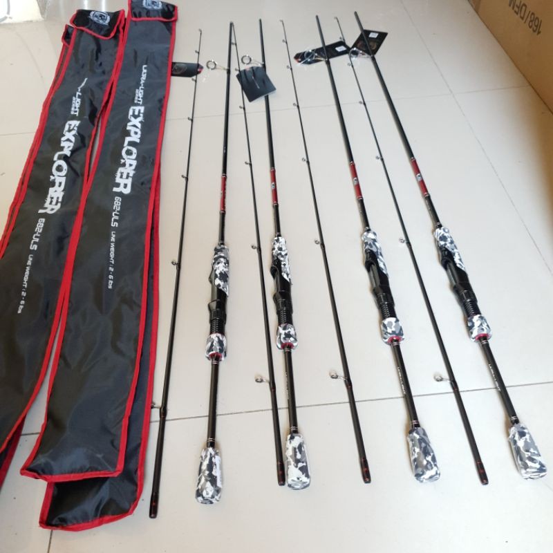 Jual Joran UL Seahawk Explorer 662/632/682 ULS spinning | Shopee Indonesia