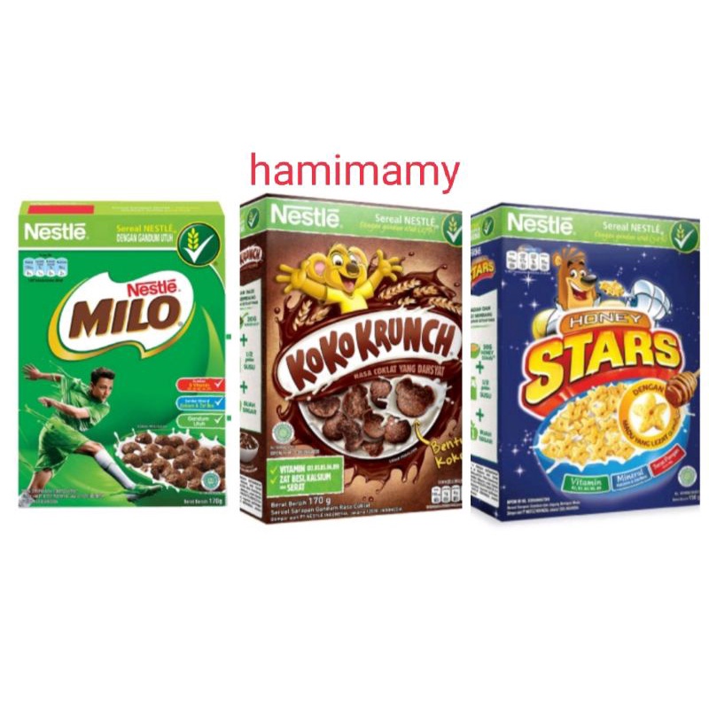 Jual Nestle Sereal Milo Koko krunch Koko crunch honey star | Shopee ...