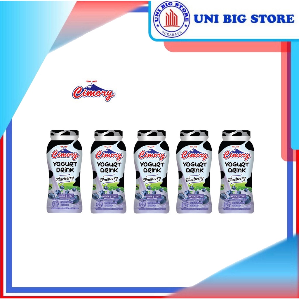 Jual Cimory Mini Yogurt Drink Original Strawberry BlueBerry MixBerry 70 ...