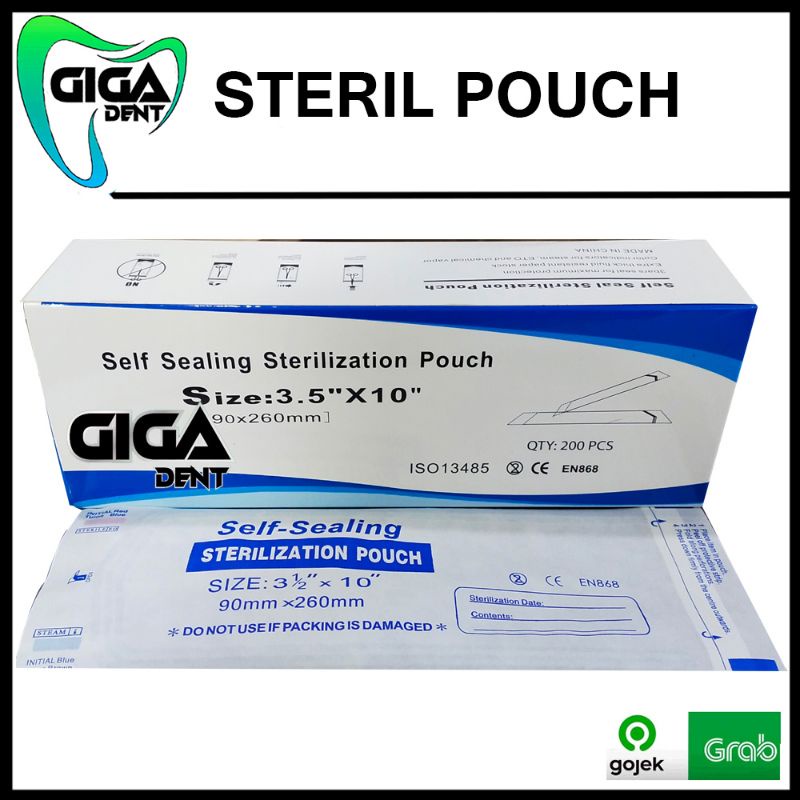 Jual STERIL POUCH MEDIPACK ( 200 PCcs ) 90 x 260 & 135 x 260 ( 200 Pcs ...