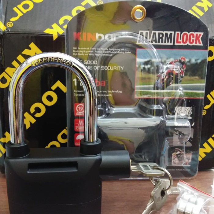 Jual Gembok Alarm Anti Maling original (Alarm lock , Kunci Gembok Alarm ...