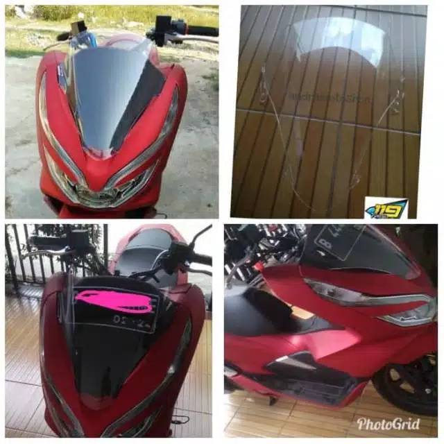 Jual Windshield PCX Lokal Visor PCX Lokal Standard | Shopee Indonesia