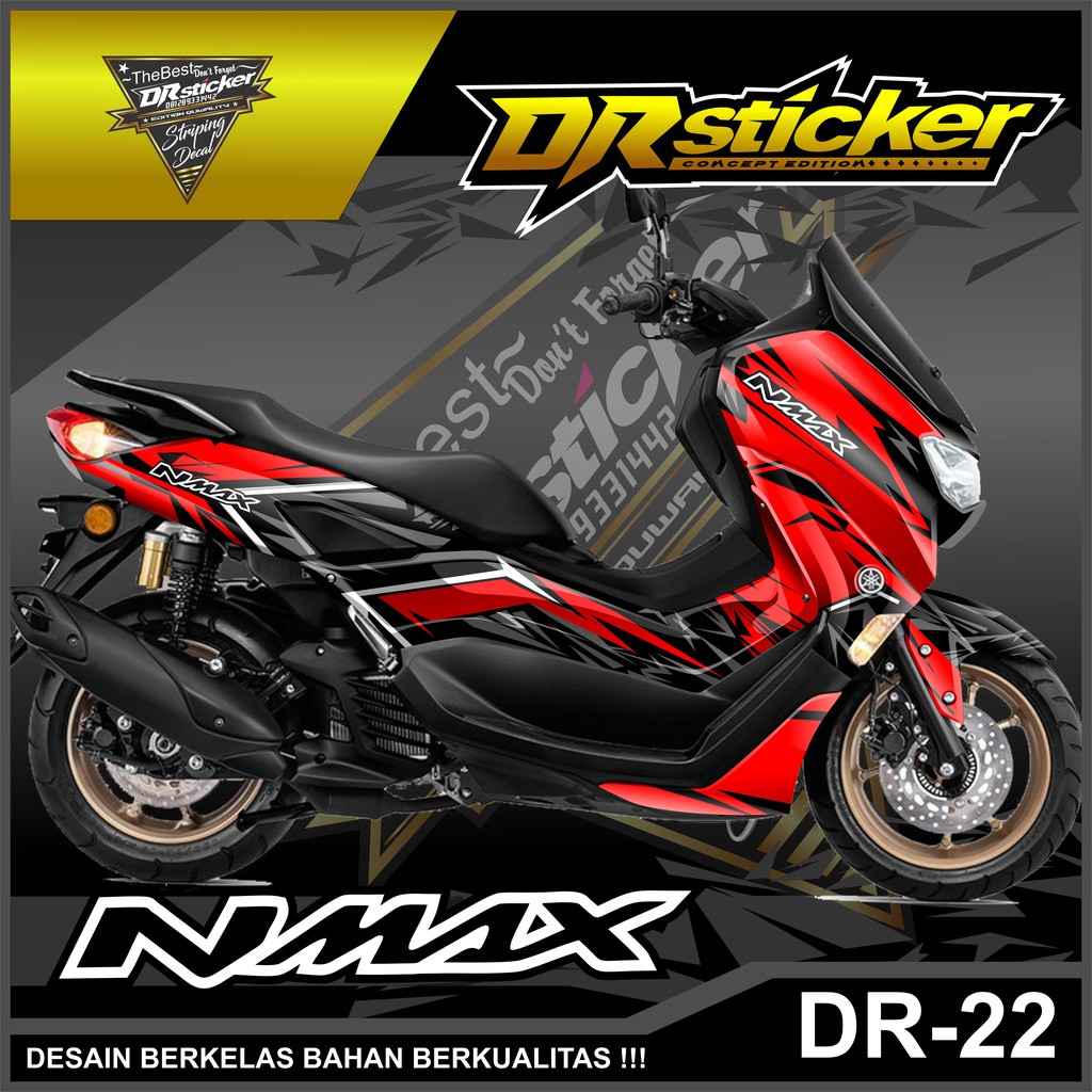 Jual DECAL CUSTOM NMAX 2020 - DECAL NMAX 2020 ABSTRAK FULL BODY DR-311 ...