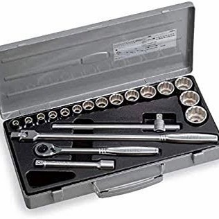 Jual Kunci Socket set Sq 1/2 Kembang 12 Japan Tone 260M ISO | Shopee Indonesia