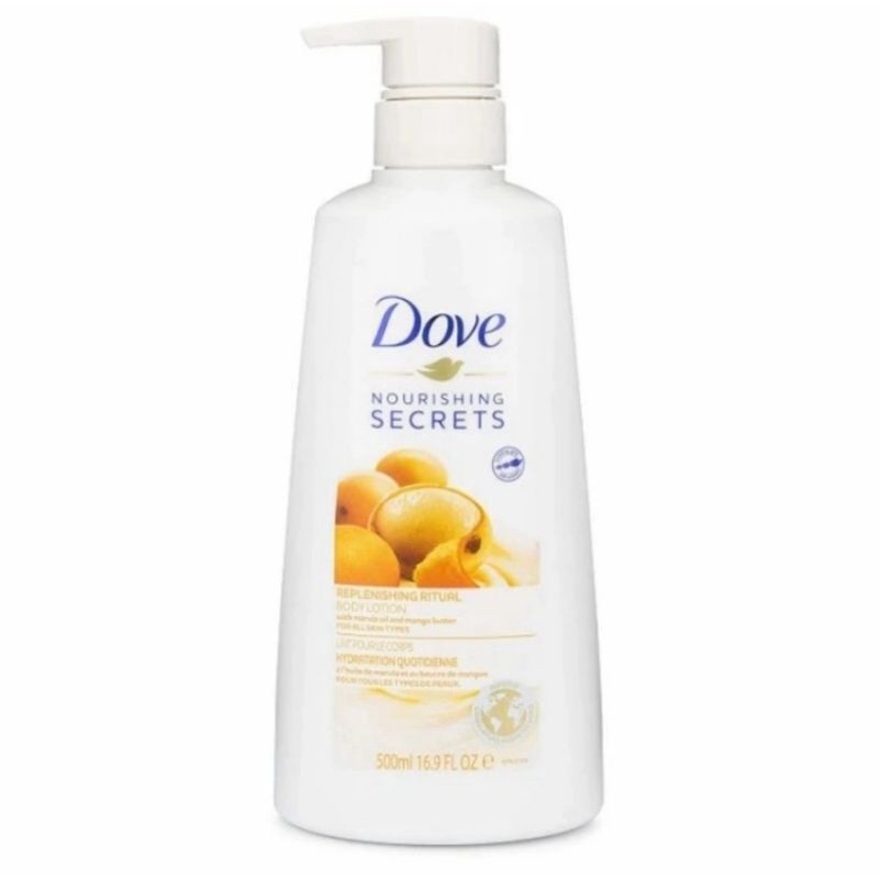 Jual Dove body lotion for all skin types with marula oil and mang ...
