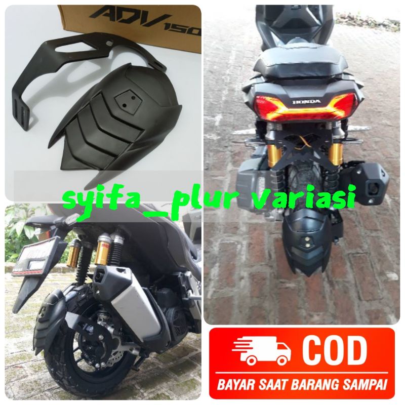 Jual Mud guard honda ADV 150 alumunium spakbor anti ciprat | Shopee ...