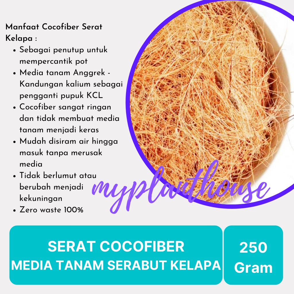 Jual Media Tanam Cocofiber Serat Serabut Kelapa Murni Sabut Coco Fiber ...