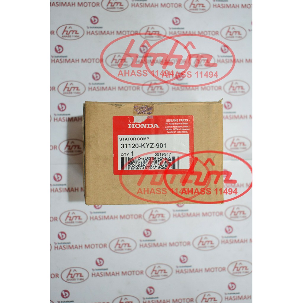 Jual STATOR COMP MB (SPULL) HONDA SUPRA X 125 HELM IN KARBURATOR - KODE PART: 31120KYZ901 ...
