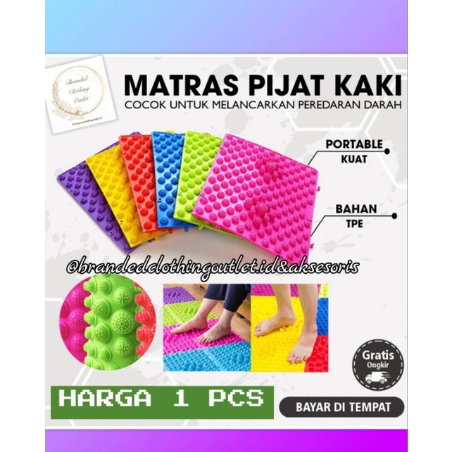 Jual ALAS KAKI REFLEKSI KESEHATAN | KARPET PIJAT REFLEKSI | MATRAS REFLEKSI KAKI | FOOT ...