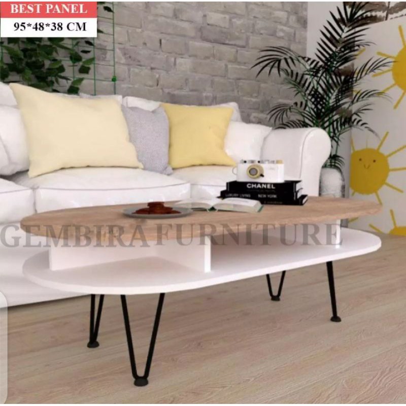 Jual coffee cofee table meja sudut kopi minimalis murah promo meja tamu ...