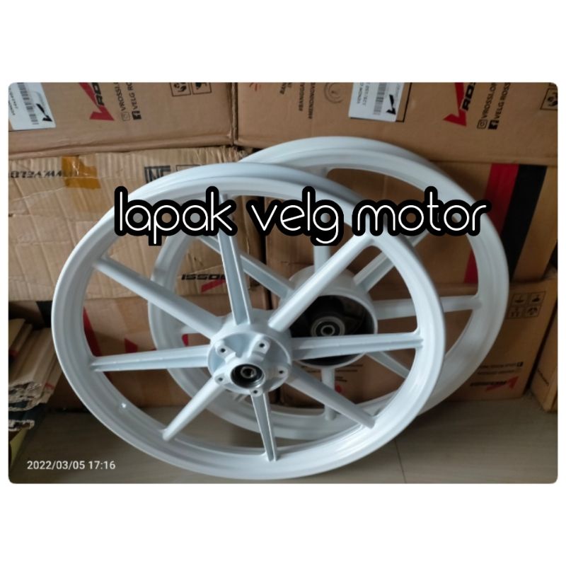 Jual velg racing palang 8 Supra x lama, Supra fit lama depan lubang ...