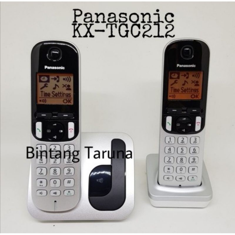 Jual Telepon Wireless Panasonic KX-TGC212 Wireless Phone Panasonic KX-TGC212 | Shopee Indonesia