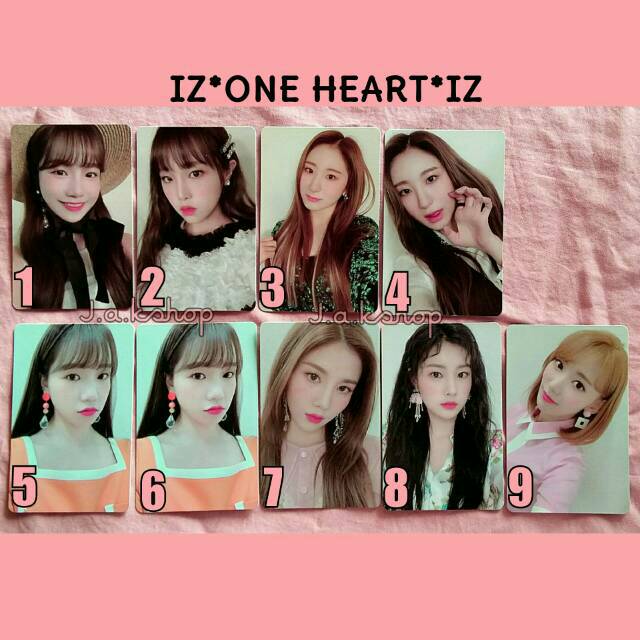 Jual OFFICIAL PHOTOCARD IZONE HEARTIZ ALBUM KPOP IZ*ONE HEART*IZ EUNBI ...