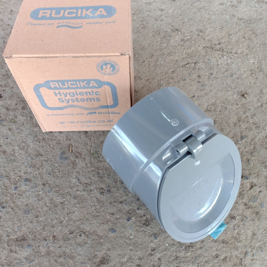 Jual RUCIKA BACK FLOW VALVE PVC 4 inch | Shopee Indonesia