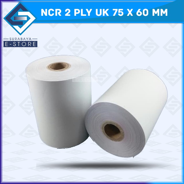 Jual Kertas Struk Kertas Printer Kasir Ncr 2 Ply 75 X 60 Mm Rangkap 2 Shopee Indonesia