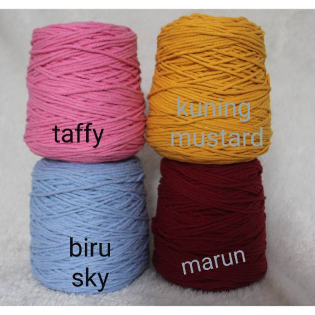 Jual benang macrame premium | Shopee Indonesia