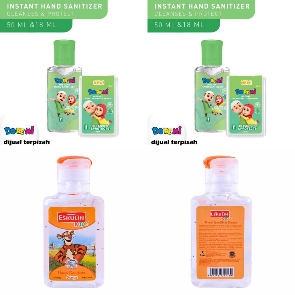 Jual Doremi Nussa Instant Hand Sanitizer Anak | Shopee Indonesia