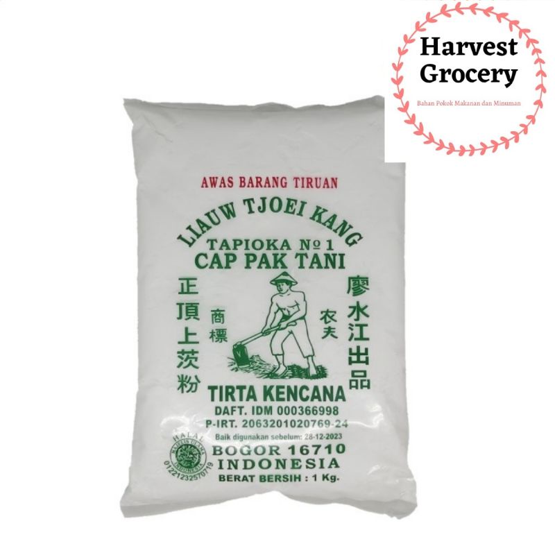 Jual Sagu / Tapioka Cap Pak Tani Tirta Kencana Liaw Tjoei Kang 1kg ...
