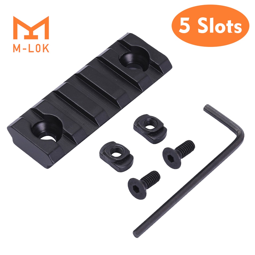 Jual PREORDER Tactical 5 Slots 20mm M-lok Picatinny Rail for Mlok ...