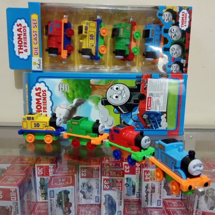 Jual Diecast kereta Thomas and friends james percy Douglas mainan anak ...