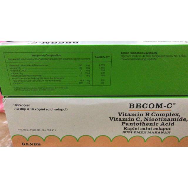 Jual Becom-C box (10x10tab) | Shopee Indonesia