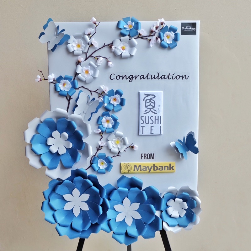 Jual Papan Bunga Bandung papan bunga kertas bandung flower board hadiah ...