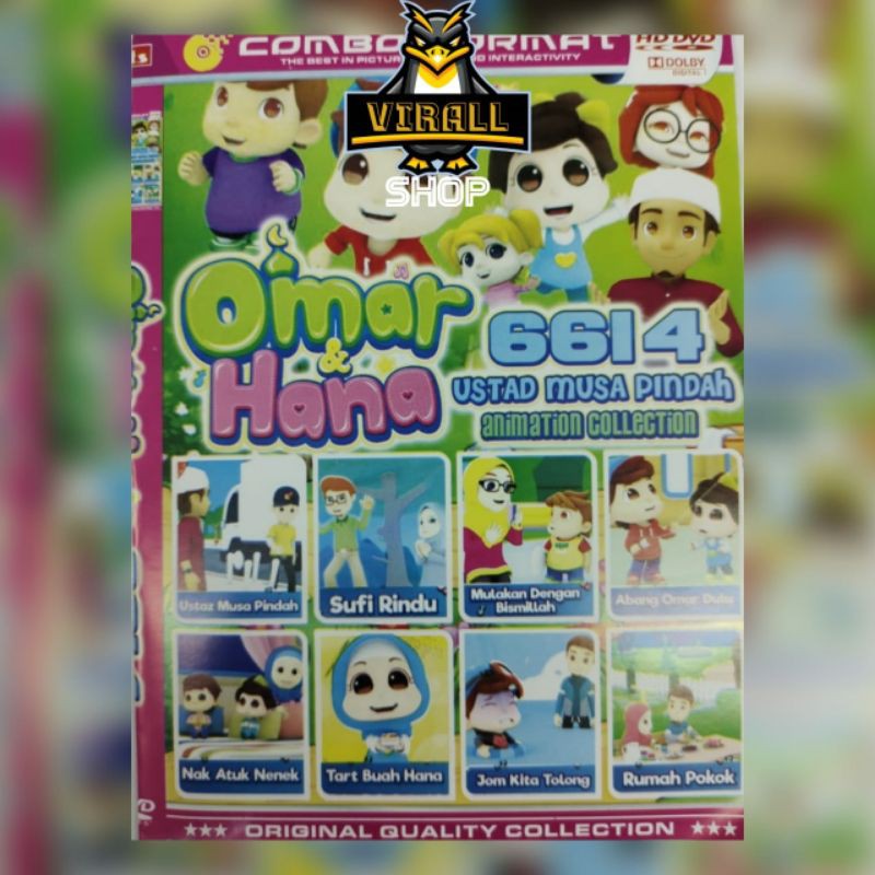 Jual KASET FILM KARTUN ANAK "OMAR HANA USTAD MUSA PINDAH 6614 " | Shopee Indonesia