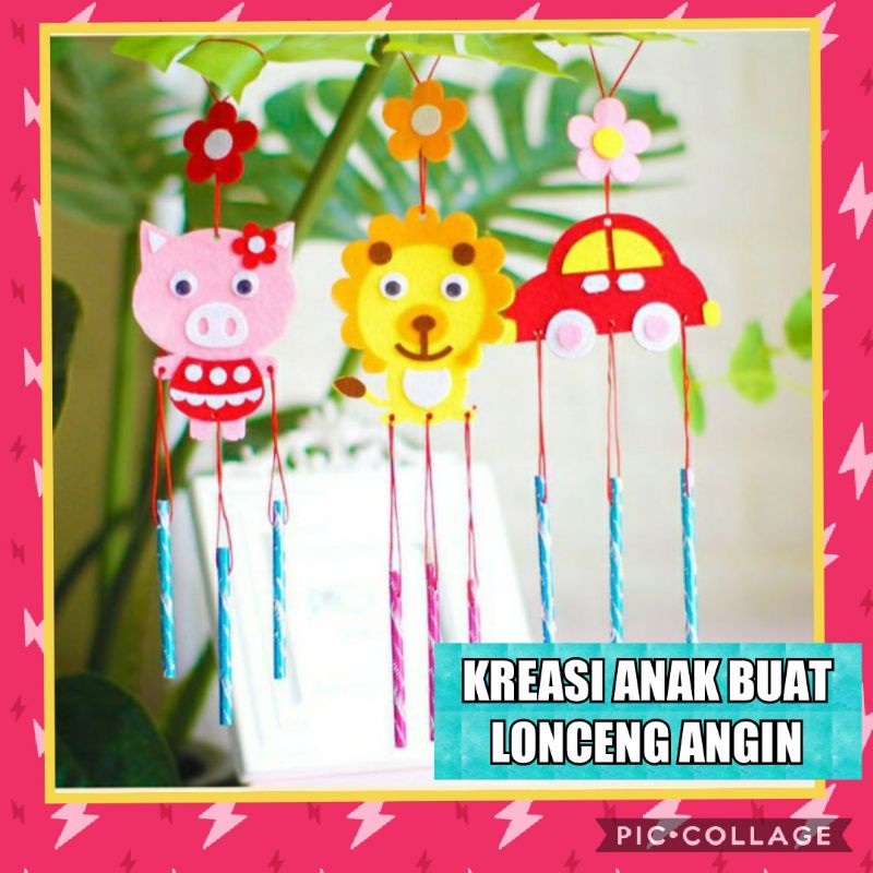 Jual MAINAN EDUKASI ANAK KREASI BUAT GANTUNGAN ANGIN LONCENG ANGIN ...