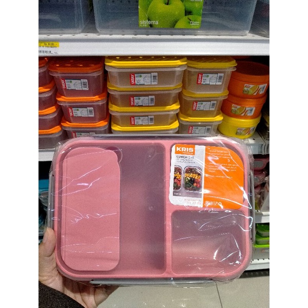 Jual ACE HARDWARE LUNCH BOX SET / KOTAK MAKAN / TEMPAT BEKAL ANTI ...