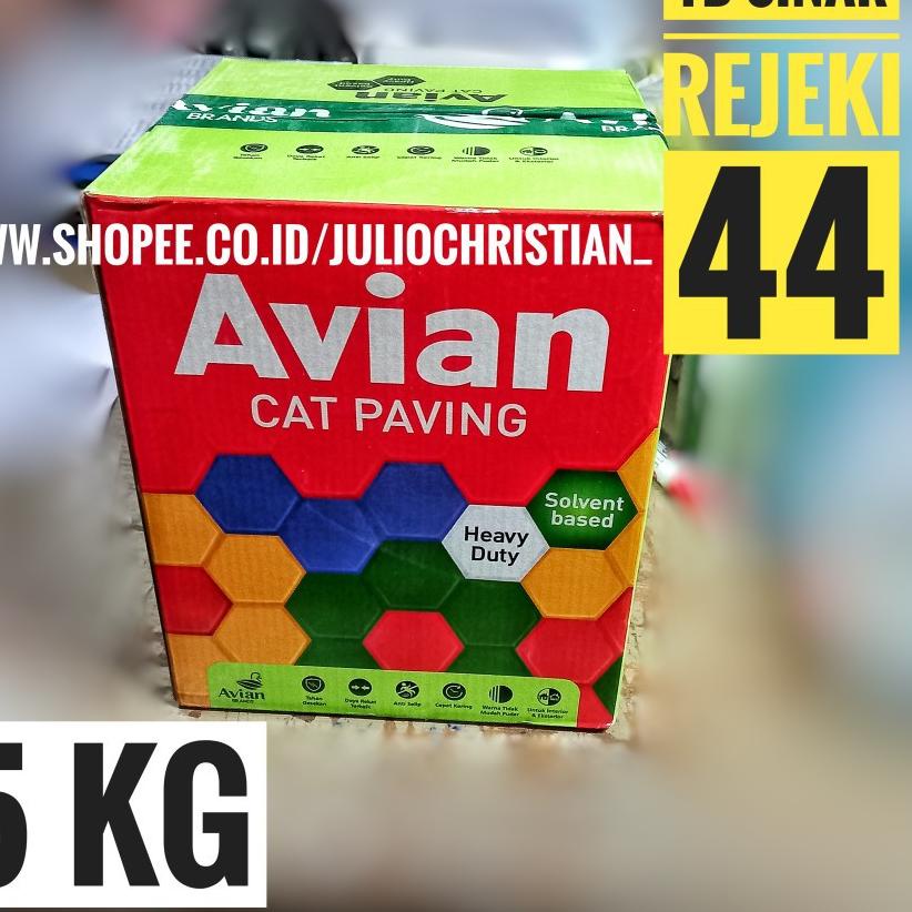 Jual AVIAN CAT PAVING 5 KG CAT MINYAK 2 KOMPONEN BETON PLESTERAN SEMEN ...